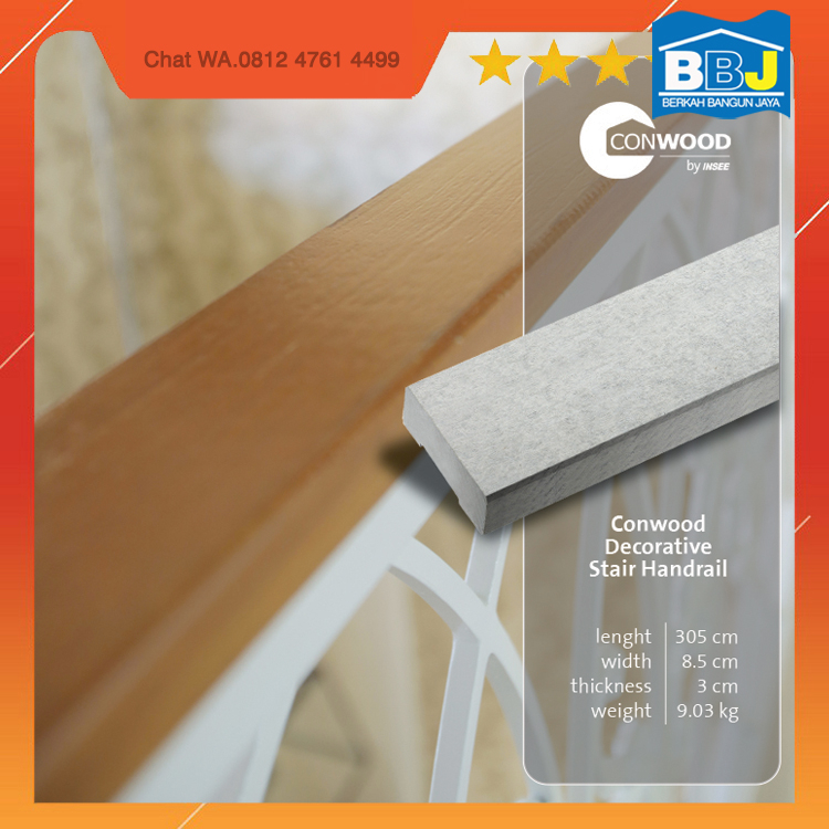 Jual CONWOOD STAIR Handrail / Conwood Pegangan Tangga | Shopee Indonesia