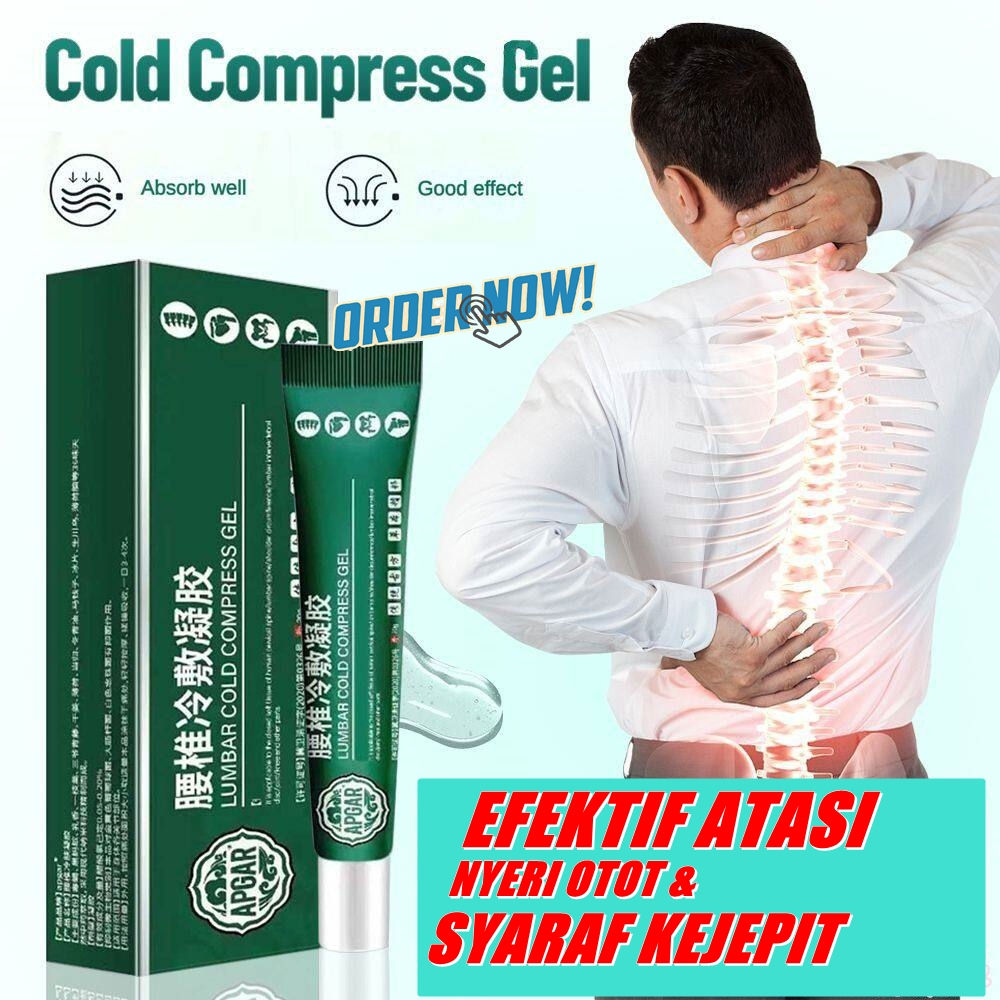Jual Lumbar cold compress gel obat herbal nyeri tulang saraf kejepit ...