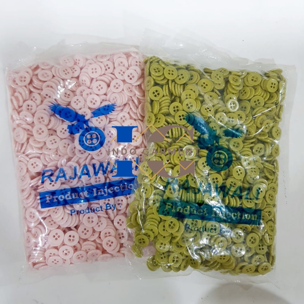 Jual [1440pcs] Kancing Baju Lubang 4 RAJAWALI ukuran 18L (11.5mm) Aneka ...