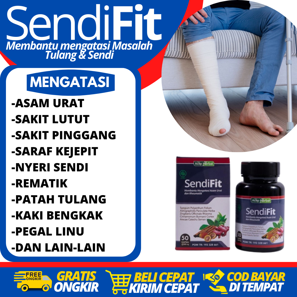 Jual Obat patah tulang retak, remuk akibat kecelakaan Herbal Sendi Fit ...