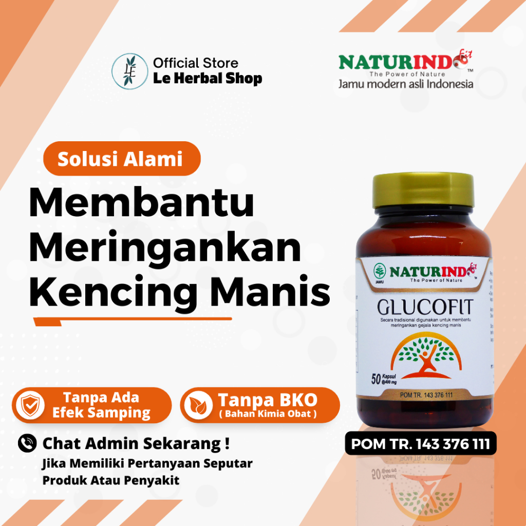 Jual Glucofit Obat Herbal Gula Darah (Membantu Meringankan Gejala ...