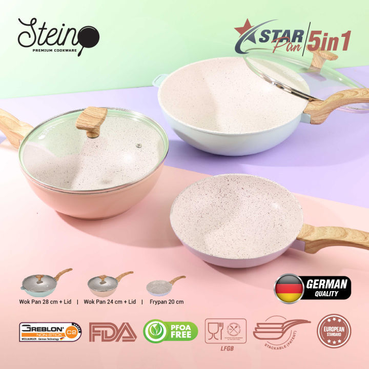 Jual STEIN StarPan 5 in 1/ Star Pan 5 in 1 (Panci German 6 Layer ...