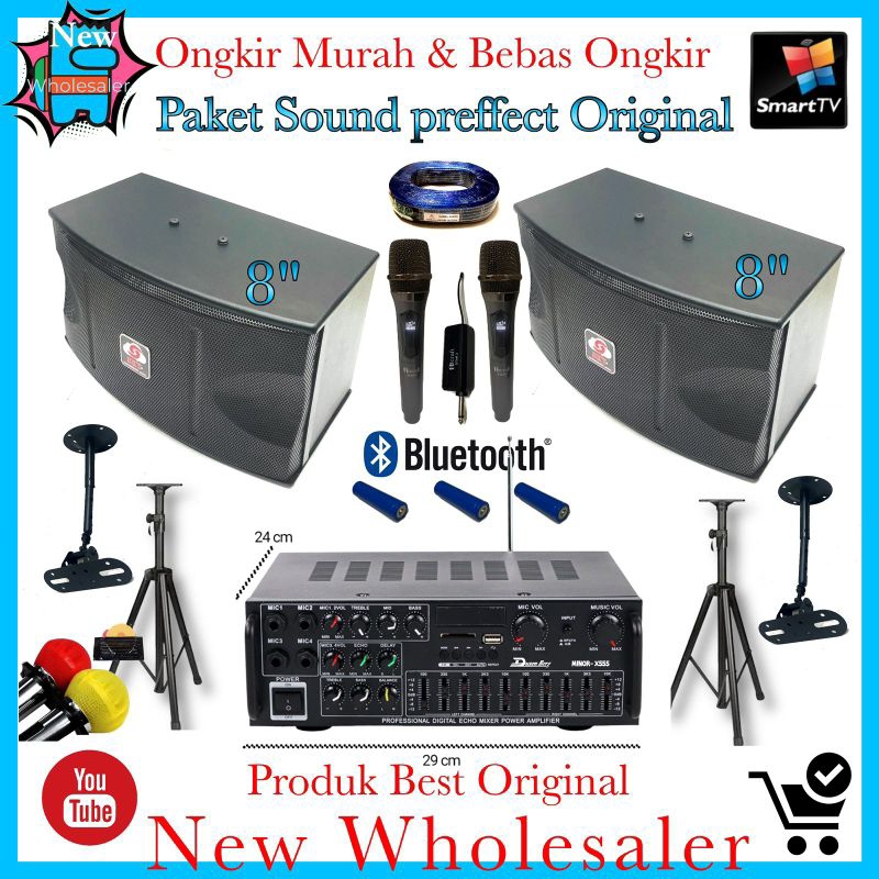 Jual Paket sound System 8 inch Sky Sk8hp Perffect Audio Room Villa ...