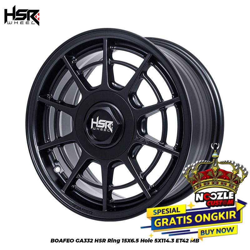 Jual VELG HSR RING 15 TYPE BOAFEO LUBANG 5 PELEK RACING ERTIGA INNOVA | Shopee Indonesia
