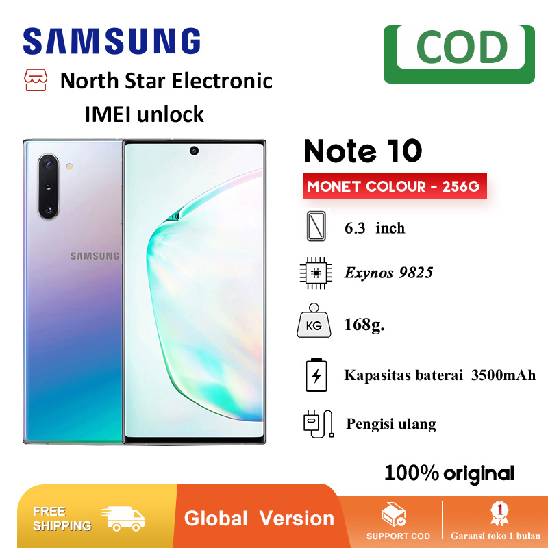 Jual Samsung Galaxy Note10 Samsung Note10 Second 5G Handphone 5G Mulus Original 100% | Shopee ...