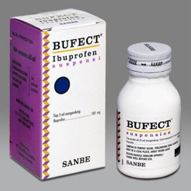 Jual Bufect Ibu Profen Suspensi Sirup 60 ml - Obat Demam Sakit Kepala ...