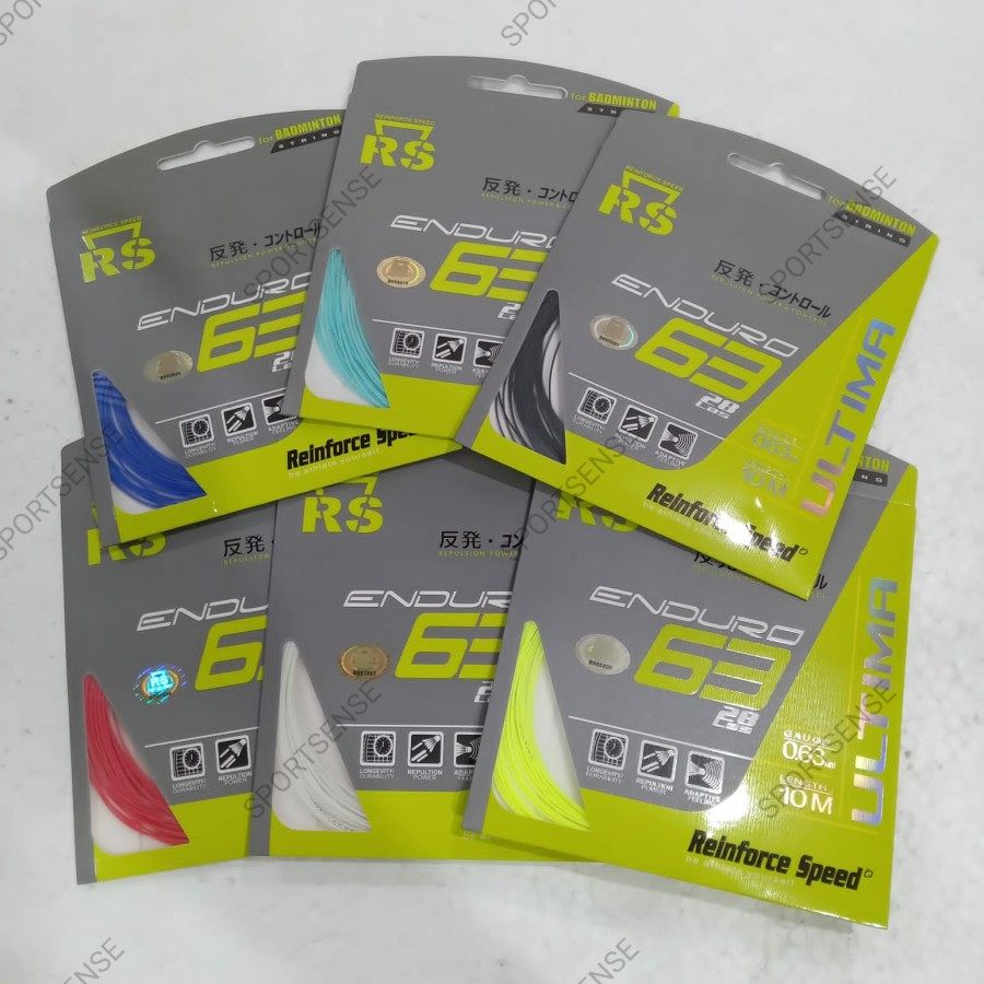 Jual SENAR-STRING BADMINTON (REINFORCE SPEED) RS ENDURO 63 ULTIMA ...