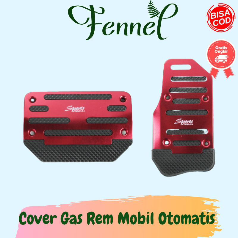 Jual Cover Pedal Gas Rem Mobil Otomatis Metik Universal XB-373 | Shopee ...