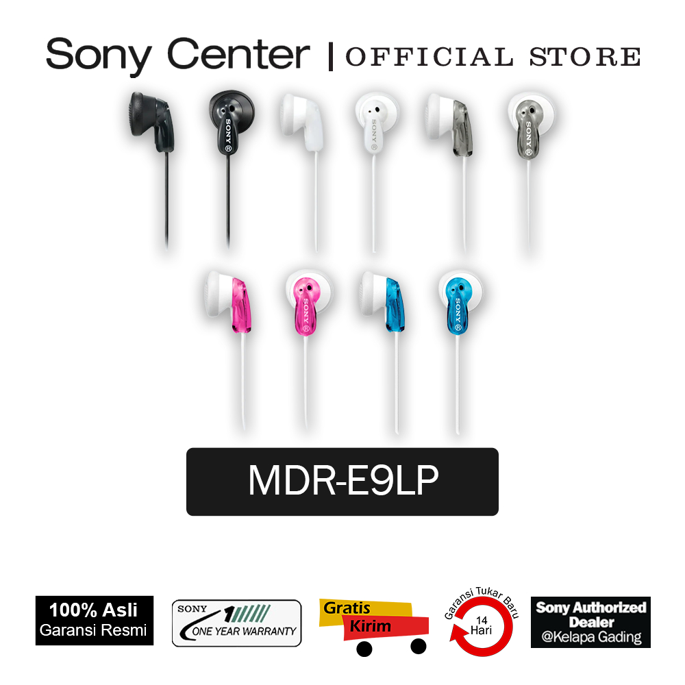 Jual SONY CENTER MDR-E9LP In-ear Headphone / SONY MDRE9LP / Earphone ...