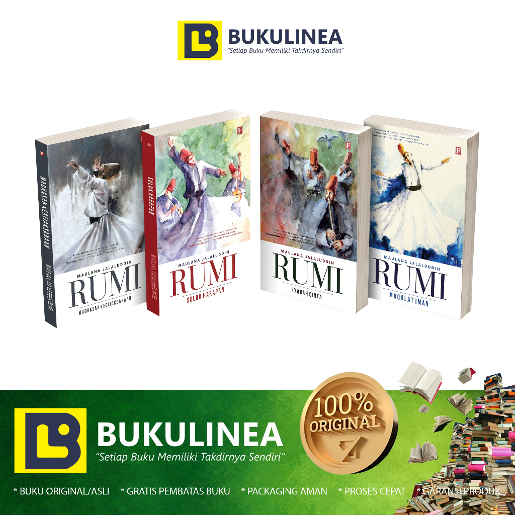 Jual Buku PAKET SYAIR CINTA RUMI - Jalaluddin Rumi | Shopee Indonesia