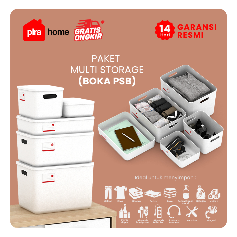 Jual PIRA - BOKA PSB Kotak Penyimpanan / Box Plastik / Container Box ...