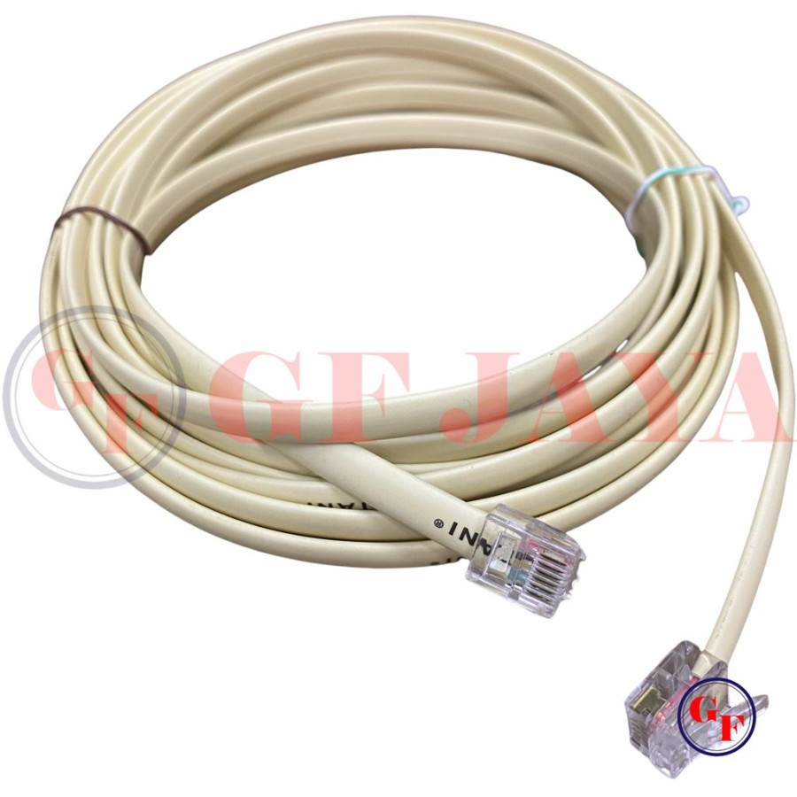 Jual Kabel Line Telepon Rumah Siap Pakai 5 Meter Lengkap Pasang Pin ...