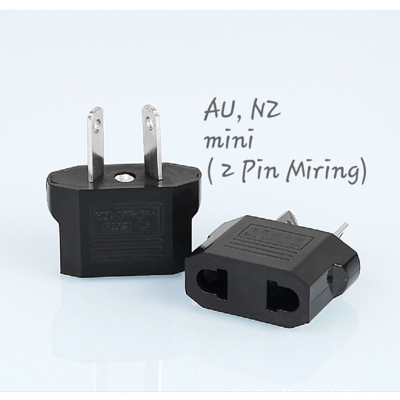 Jual Konverter AU AUS NZ US to Universal Plug EU UK Converter Over Steker Colokan Sambungan ...