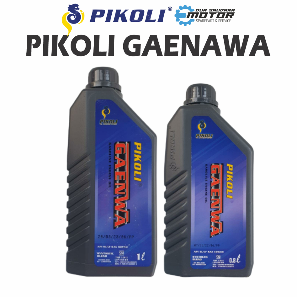 Jual OLI MESIN PIKOLI GAENWA 10W-40 UNTUK MOTOR BEBEK & SPORT | Shopee ...