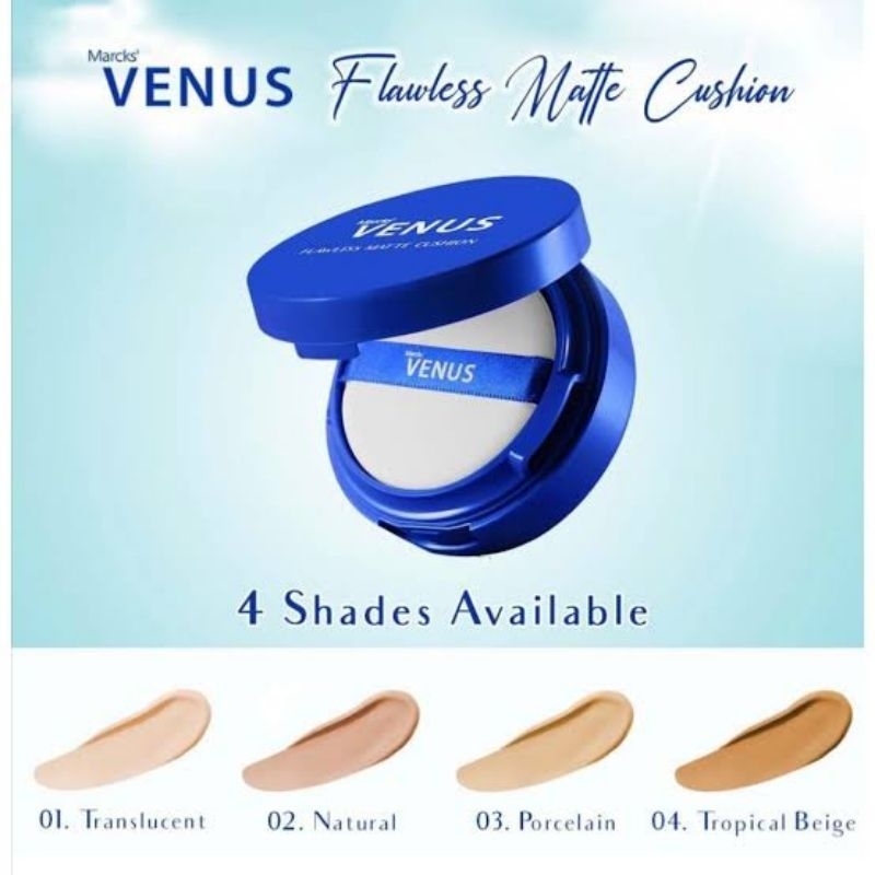Jual VENUS FLAWLESS MATTE CUSHION SPF 50 PA ++++ | Shopee Indonesia