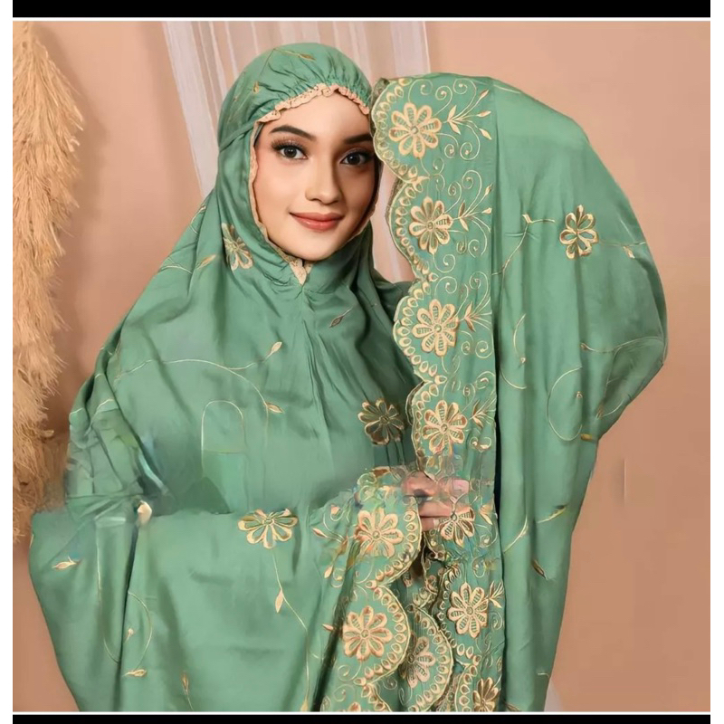 Jual Mysha_store.official - [COD] Mukena Dewasa Gracella Renda Series ...
