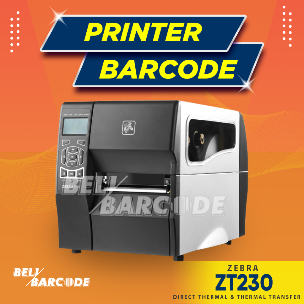 Jual BARCODE PRINTER ZEBRA ZT-230 CETAK LABEL TIPE INDUSTRIAL | Shopee ...
