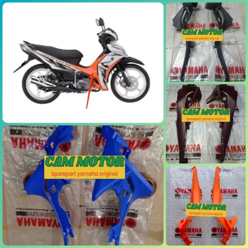Jual COVER UNDER SAMBUNGAN SAYAP BAWAH KANAN KIRI JUPITER Z1 FI HITAM ...
