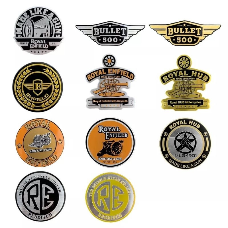 Jual emblem motor royal enfield logam inggris alumunium | Shopee Indonesia