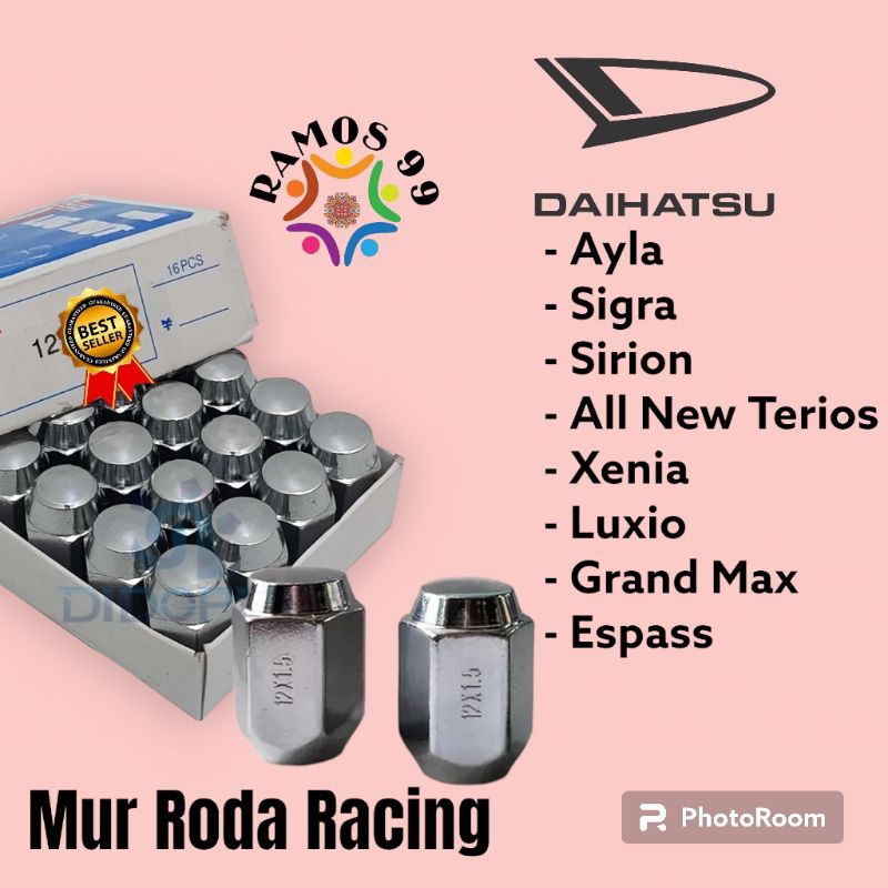 Jual MUR RACING LUGNUT BAUT RODA MOBIL TOYOTA 16/20PCS BAJA | Shopee ...