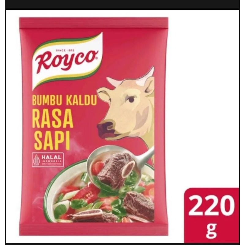 Jual royko bumbu kaldu sapi 220g/royko penyedap rasa sapi 220g | Shopee ...