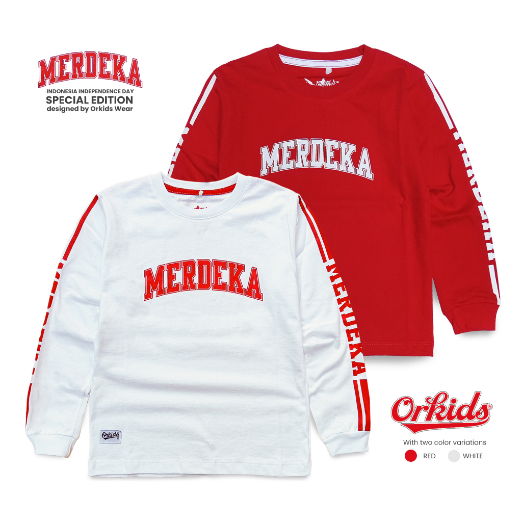 Jual Kaos 17 Agustus Anak Kemerdekaan HUT RI Merdeka Merah Putih Orkids ...