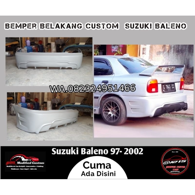 Jual Bemper Belakang Baleno 97-2002 modif | Shopee Indonesia