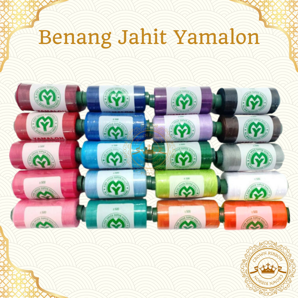 Jual Benang Jahit Yamalon 40/2 500 Yard | Shopee Indonesia