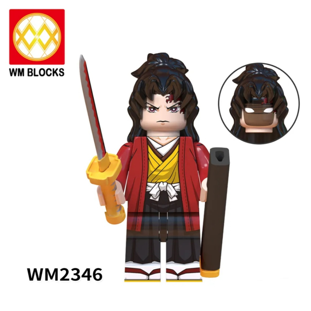Jual Mainan Brick Lego Demon Slayer Tsugikuni Yorichi Mini Action ...