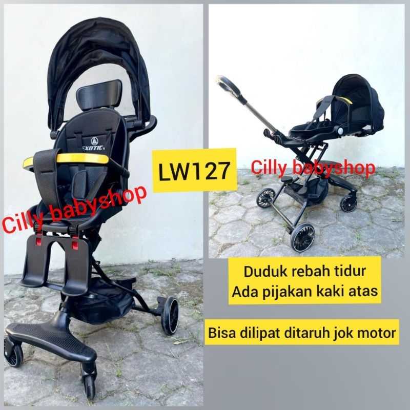 Jual MAGIC STROLLER EXOTIC LW127 LW 127 W618 W628 ADJUSTABLE SEAT BISA ...