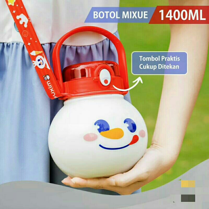 Jual BOTOL MINUM BOTOL TUMBLER 1400 ML BOTOL MINUM MIXUE KEKINIAN ...
