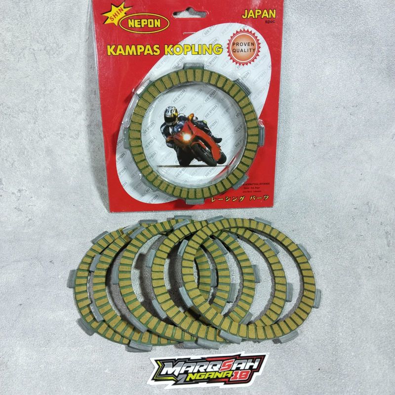 Jual KAMPAS KOPLING NEPON JAPAN HONDA TIGER GL MP RACING MARQSAH NGANA18 | Shopee Indonesia
