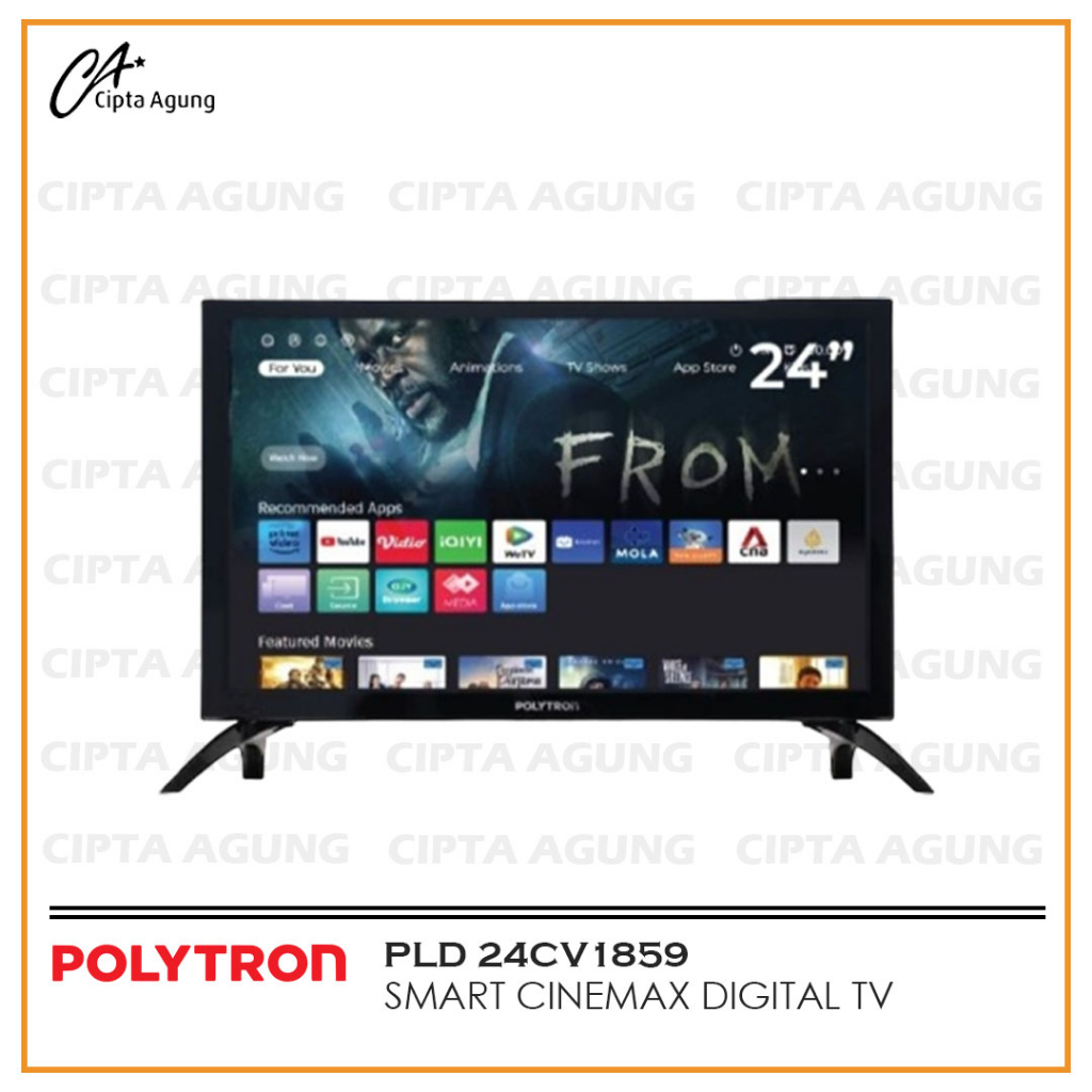 Jual POLYTRON LED 24 INCH SMART DIGITAL TV - PLD 24CV1869 [BDG ...