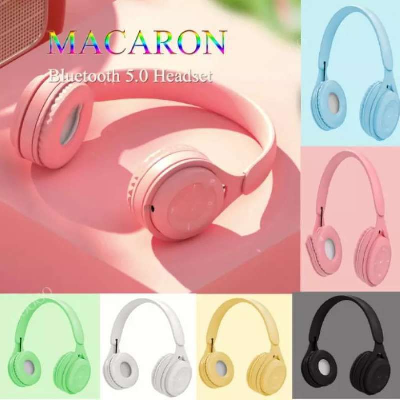 Jual HEADSET BLUETOOTH BANDO MACARON Y08 WITH MIC WIRELESS SUPER BASS ...