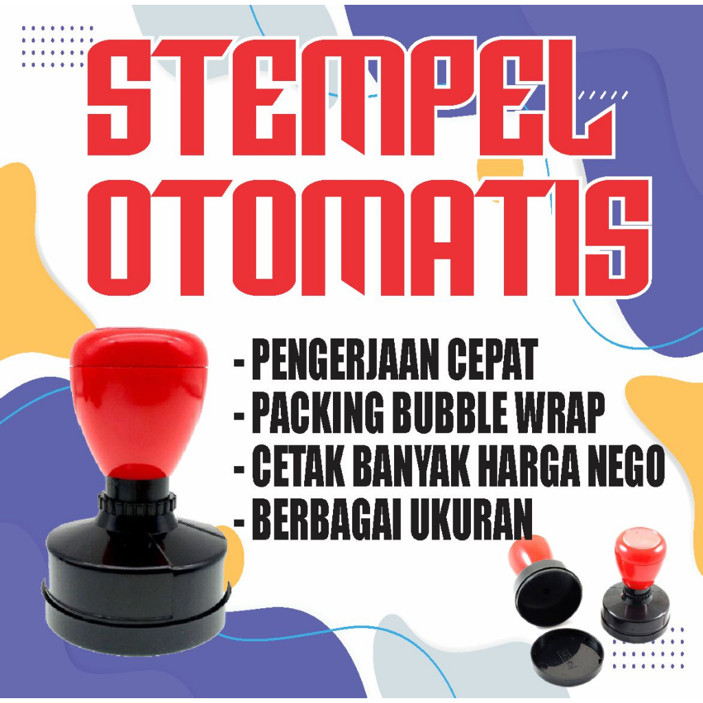 Jual Stempel Otomatis DKM/Fragile/Lunas/Pendidikan/Rt/Rw Berbagai Ukuran | Shopee Indonesia