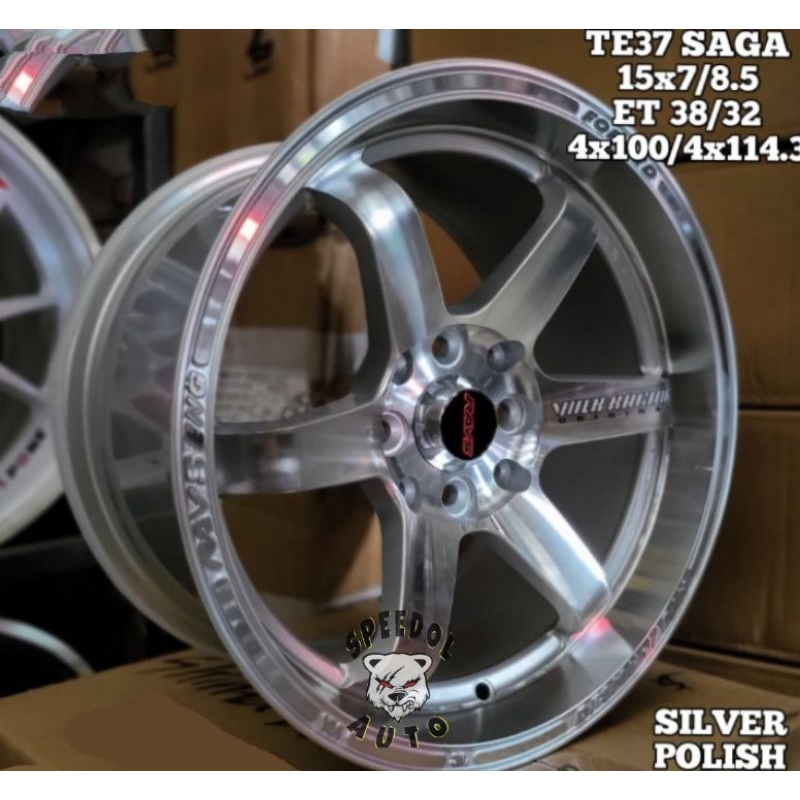 Jual Velg rays te37 saga r15 velg mobil te37 saga ring 15 | Shopee Indonesia