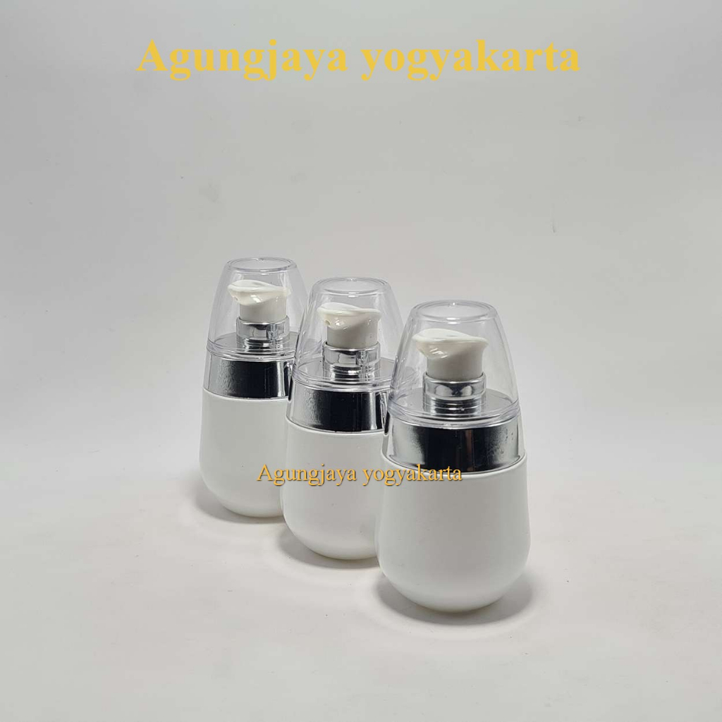 Jual Botol Airless Egg 40 ml / Vaccum Airless telor | Shopee Indonesia