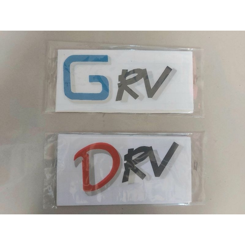 Jual Sticker Tulisan GRV / Stiker DRV / carry 1.5 realvan | Shopee ...
