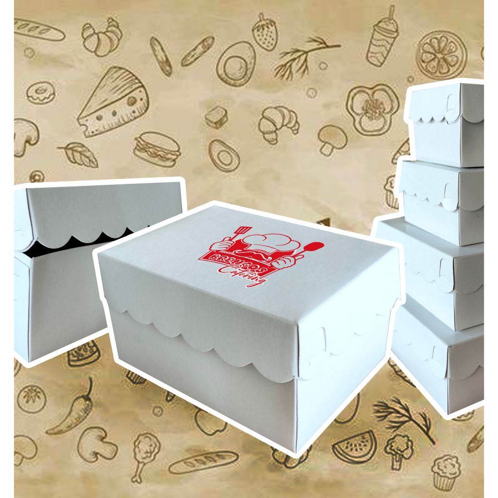 Jual Kotak Snack Sablon / Kotak Jajan Sablon / Snack Box Sablon Uk. 14 ...