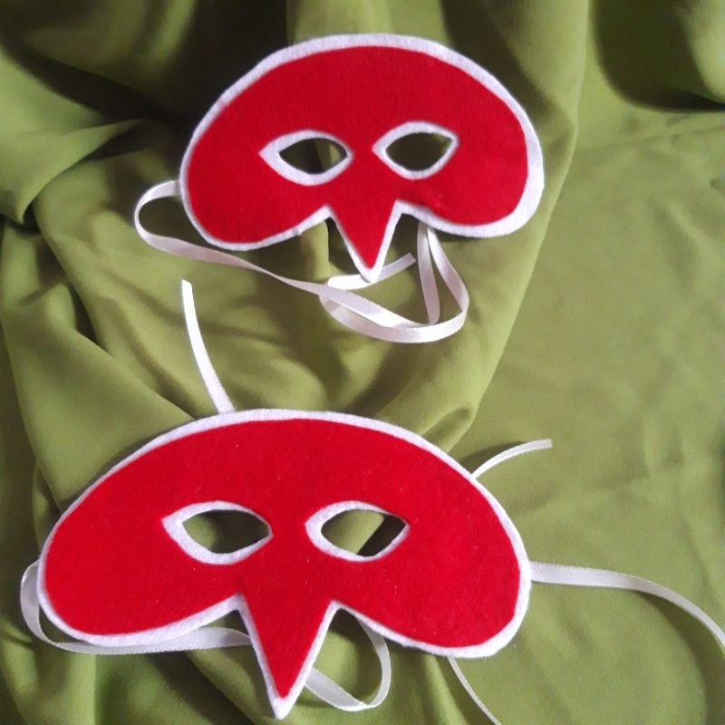 Jual topeng kemerdekaan/topeng merah putih/topeng flanel | Shopee Indonesia