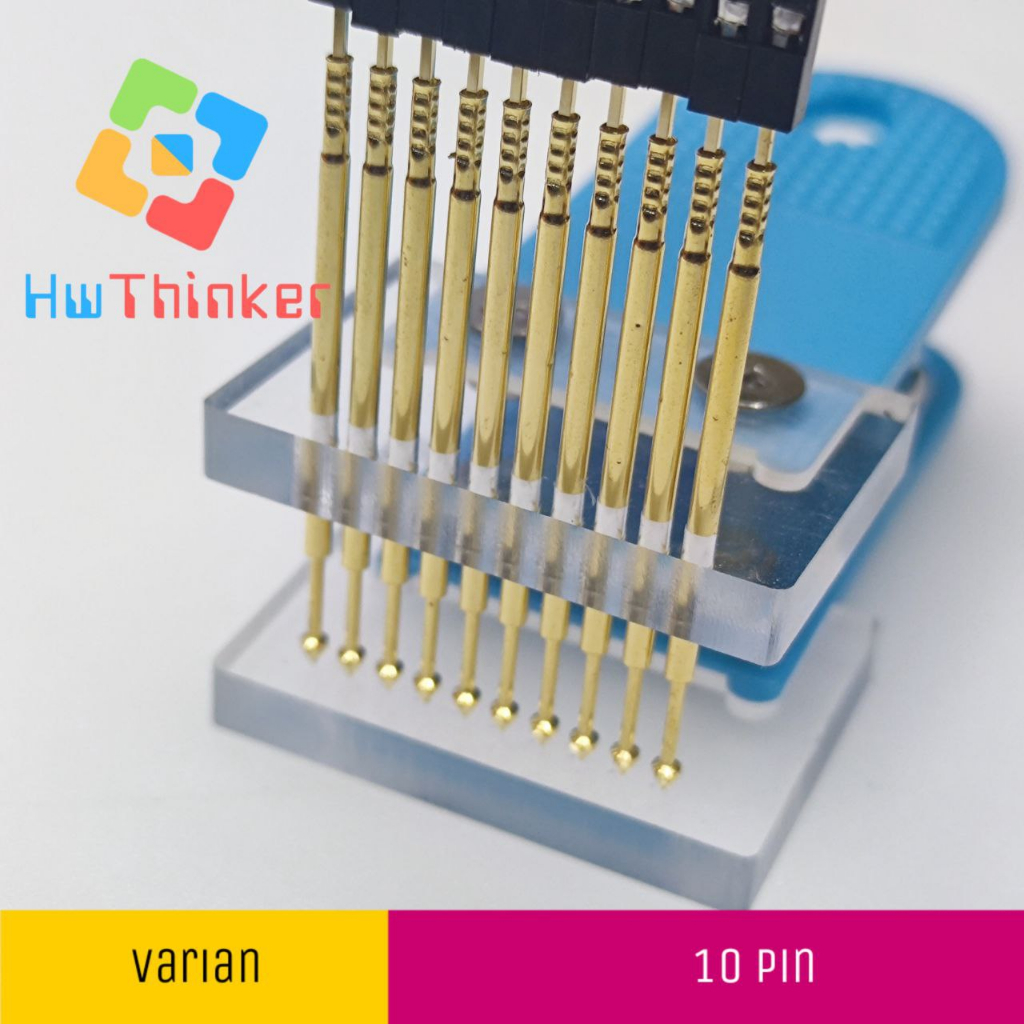 Jual Probe Clip Tool Test PCB IC Programming Burning Clamp Pogo Pin 2 ...