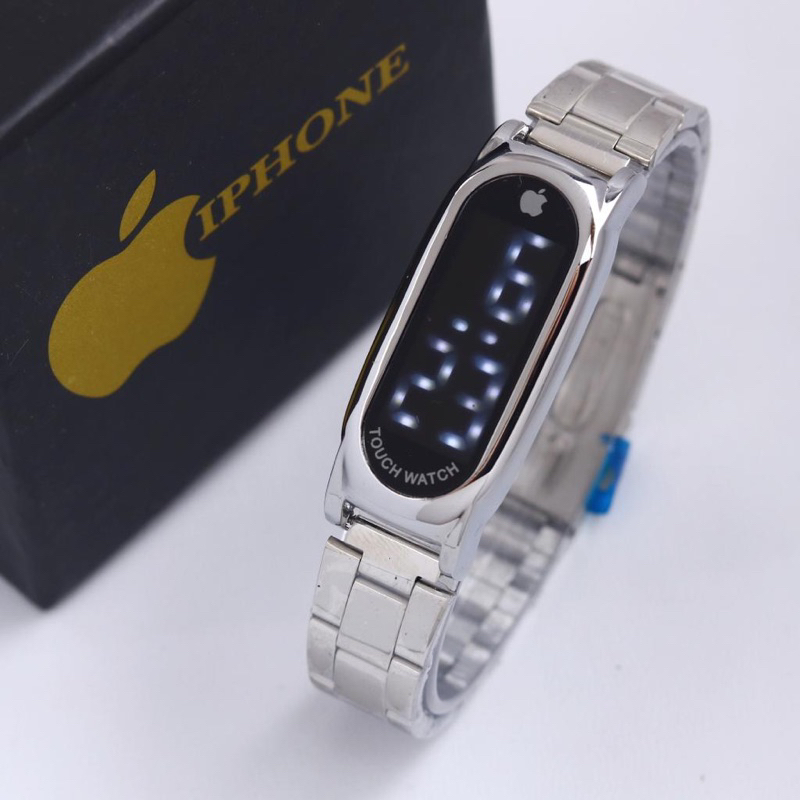 Jual ( BISA COD ) Jam Tangan Wanita Digital LED Rantai Oval Mini Elegan ...
