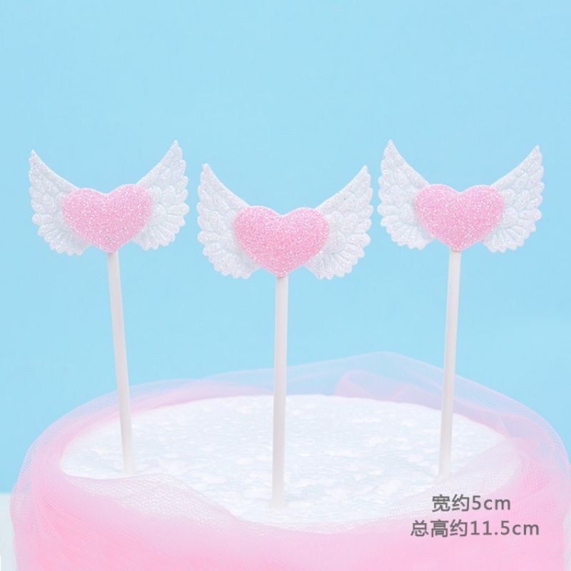 Jual Topper Sayap Angel Ukuran Kecil /Sayap Malaikat Mini Glitter ...