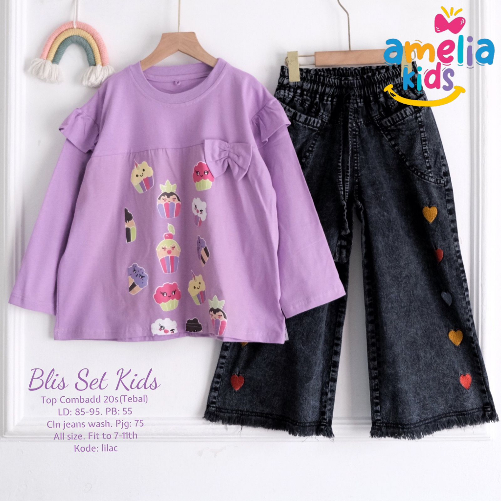 Jual BLIS SET KIDS ORIGINAL BY AMELIA KIDS SETELAN BAJU ANAK PEREMPUAN ...