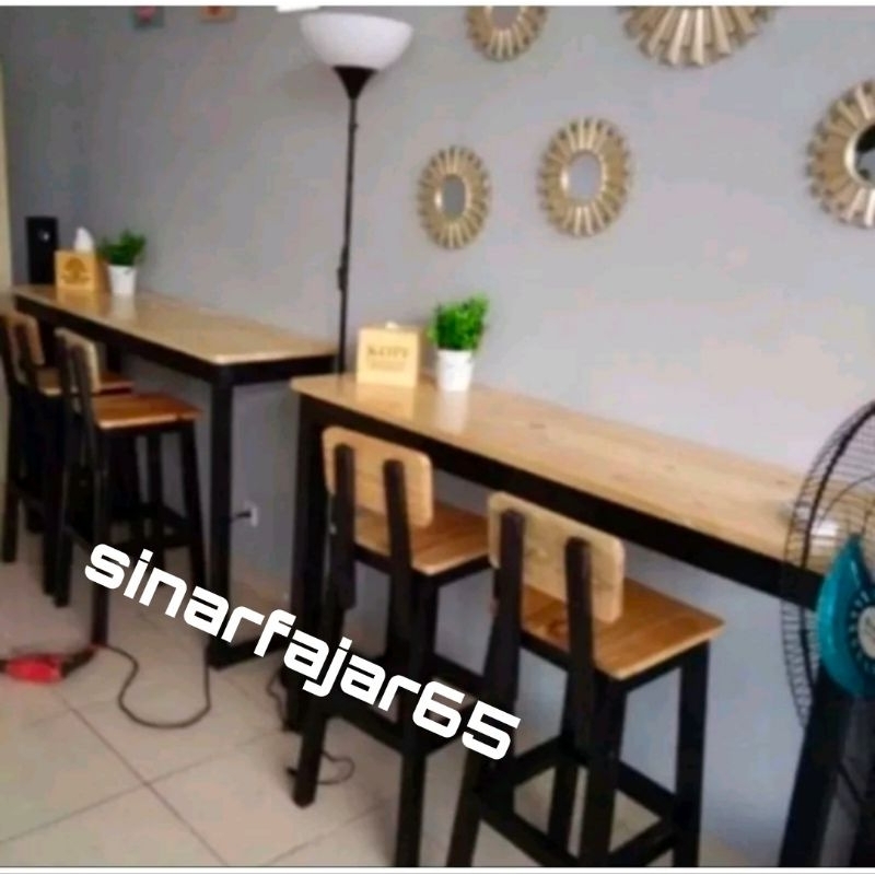 Jual meja bar set meja dinding set | Shopee Indonesia