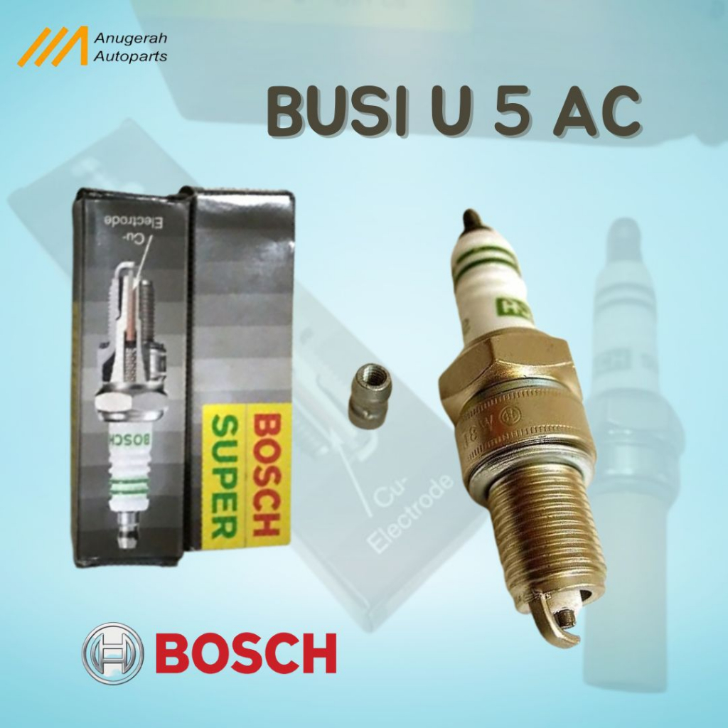 Jual Busi Sepeda Motor BOSCH U5AC untuk supra mio skywave dll | Shopee ...