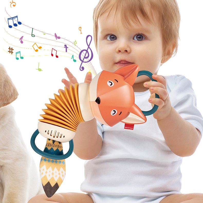 Jual Mainan Motorik Bayi Mainan Musik Akordeon Rubah Mainan Musik ...