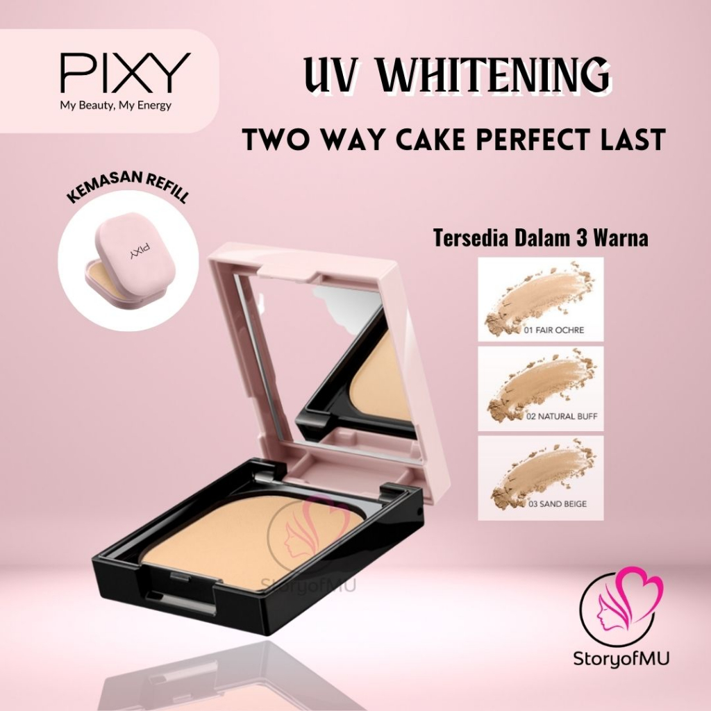 Jual PIXY UV Whitening Two Way Cake Perfect Last SPF30 PA+++ 9gr FULL ...