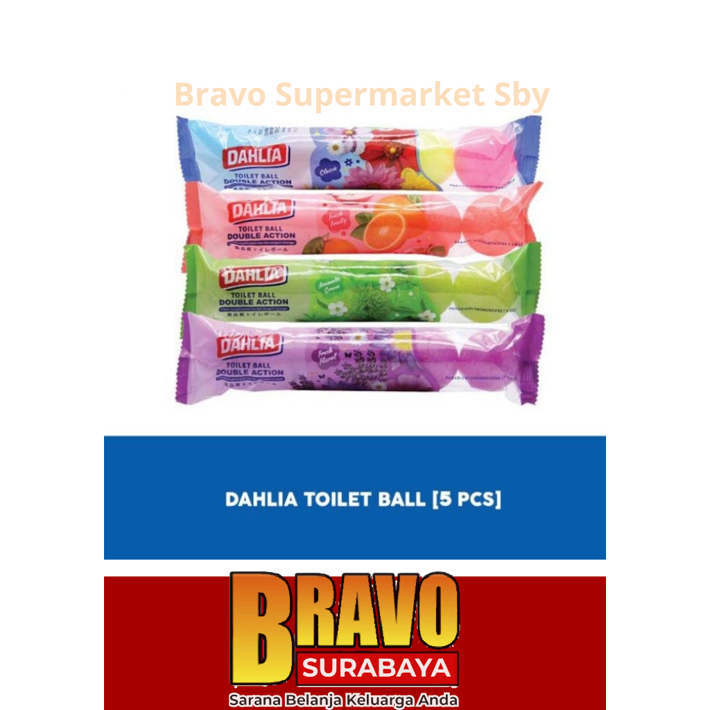 Jual DAHLIA Toilet Ball K-31 isi 5 200gr /Kamper Ball Toilet Pewangi ...