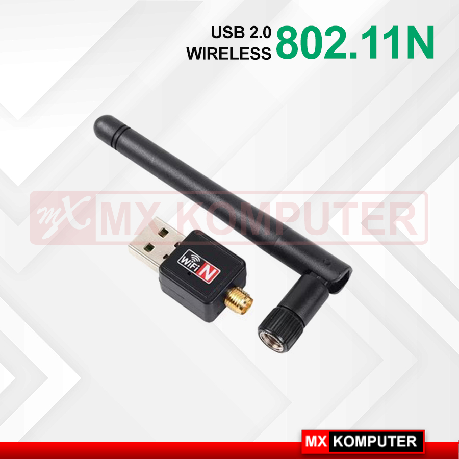 Jual USB Dongle Wireless WIFI Receiver USB Adapter 802.11N Antenna | Shopee Indonesia